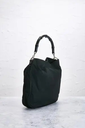 Gucci Bamboo Hobo Bag - Black
