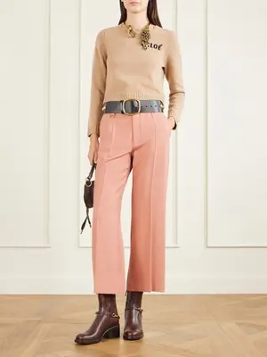 Chloé Dakota Embellished Leather Ankle Boots