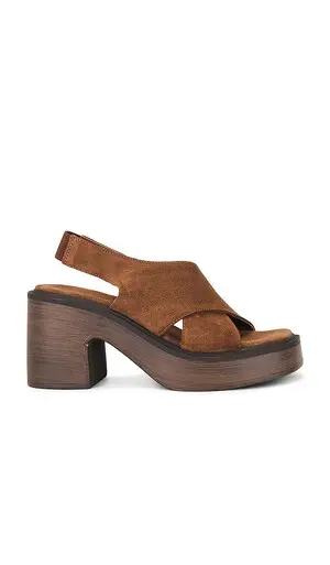 Free People Cora Platform Clog - Brown