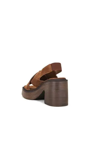 Free People Cora Platform Clog - Brown