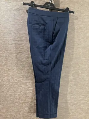 Etro Navy Trousers - Blue