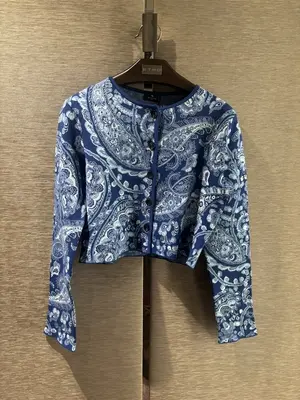 Etro Knit Cardigan - Blue