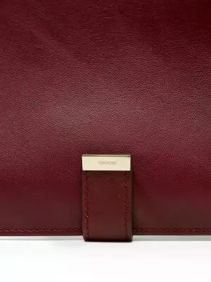 TOM FORD Clasp Cross Body Bag - Red