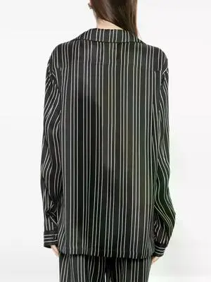 TOM FORD Striped Shirt - Black