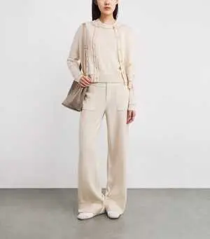 ALLUDE Wool-blend Cargo Trousers