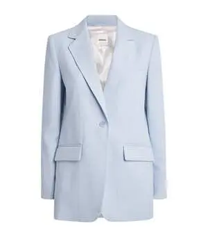 Sandro Embellished Blazer - Blue