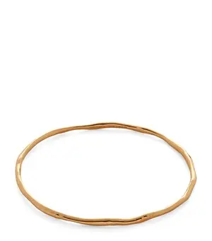 Monica Vinader Vermeil Siren Muse Bangle - Gold