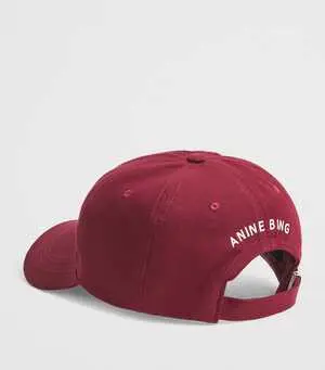 ANINE BING Jeremy Baseball Cap - Burgundy