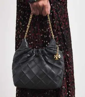 Tory Burch Mini Leather Fleming Shoulder Bag