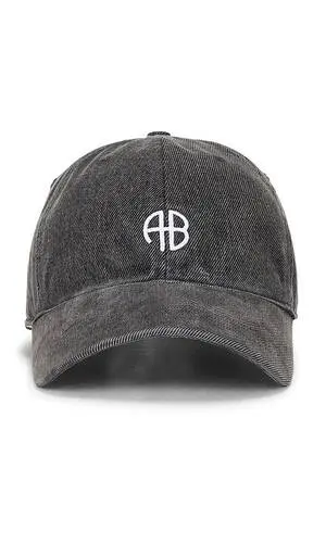 ANINE BING Jeremy Baseball Cap - Charcoal