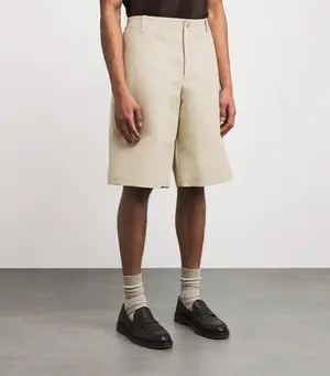 Jacquemus Cotton-blend Bermuda Shorts