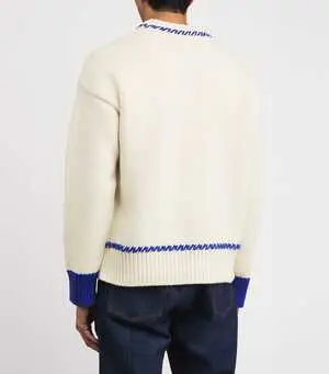 AMI Paris Wool-blend De Coeur Sweater