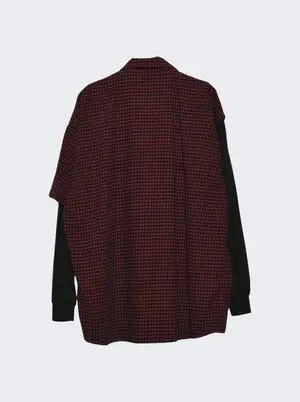 Balenciaga Patched Shirt - Red