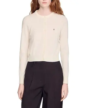 Sandro Round Neck Cardigans For Women