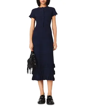 Maje Textured Day Dresses