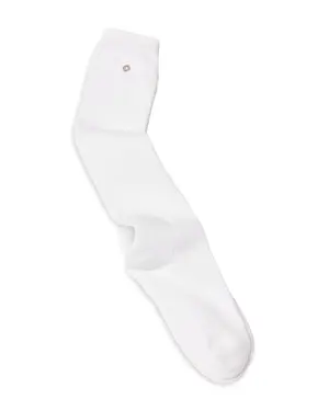 Maje Knee High Pointelle Socks - White