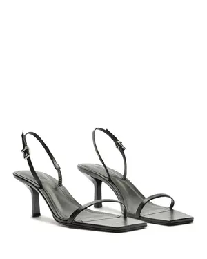 Schutz Judith Slingback Sandals - Black