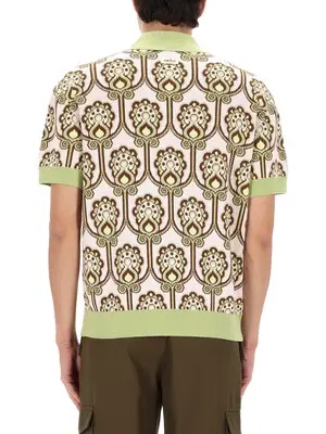 Drole De Monsieur Polo Shirt "maille Tapisserie - Multicolour