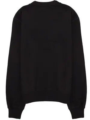 Dolce & Gabbana Sweatshirt With Logo Patch - Black