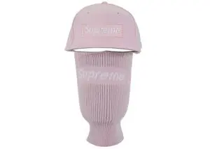 Supreme New Era Box Logo Balaclava Cap - Light Pink