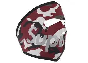 Supreme Windstopper Facemask - Red Camo