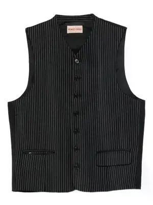 ROMEO GIGLI 1990s Striped Waistcoat