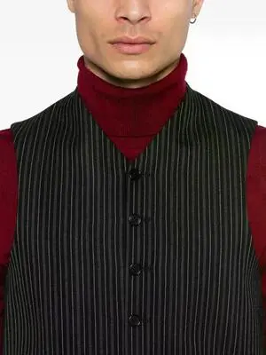 ROMEO GIGLI 1990s Striped Waistcoat