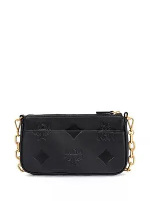Mcm Debossed Logo Shoulder Bag