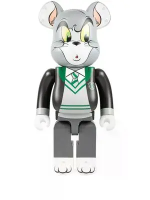 MEDICOM TOY X Tom And Jerry Tom In Hogwarts House Robe Be@rbrick 1000% Figure - Black