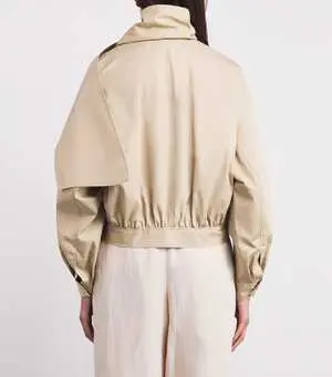 Claudie Pierlot Cotton Scarf Jacket - White
