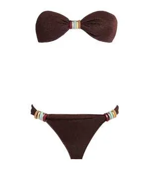 Oseree Multi-ring Lumière Bikini - Brown