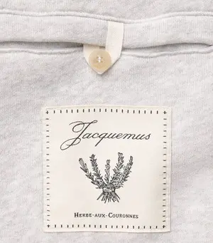 Jacquemus Cotton Torneo Sweatpants - Grey