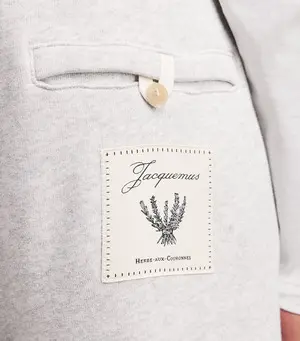 Jacquemus Cotton Torneo Sweatpants - Grey