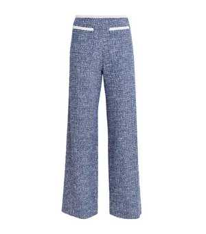 Maje Bouclé Tweed Trousers
