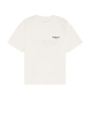 247 BY REPRESENT Team Oversized Tee In White - Flat White