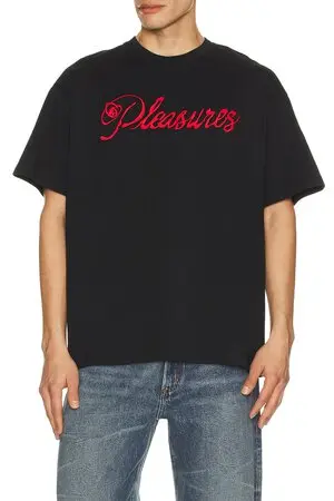 Pleasures Logo T-shirts For Men