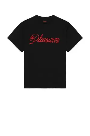 PLEASURES Scrawl T-shirt In ,red