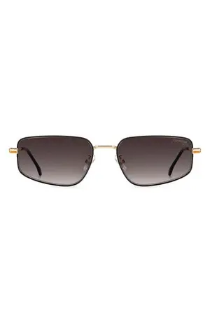 Carrera Eyewear Rectangle Full Rim Sunglasses - Gold Ochre/pink Ds