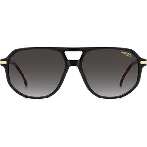 Carrera Eyewear 59mm Gradient Navigator Sunglasses - Black Red/dark Grey Sf