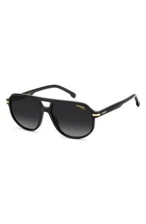 Carrera Eyewear 59mm Gradient Navigator Sunglasses - Black/dark Grey Sf