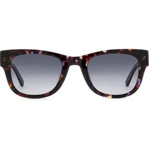 Fossil Gradient Square Sunglasses - Lilac Havana/dark Grey Sf