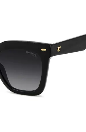 Carrera Eyewear 52mm Gradient Rectangle Sunglasses - Black/dark Grey Sf