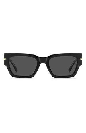 Victoria Beckham 53mm Square Sunglasses - Black/grey
