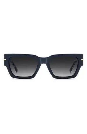 Victoria Beckham 53mm Square Sunglasses - Blue/dark Blue