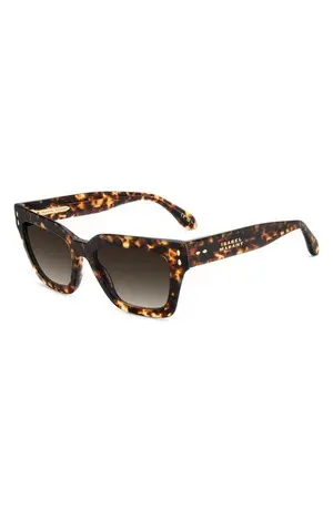 Isabel Marant 53mm Cat Eye Sunglasses - Havana/brown Sf