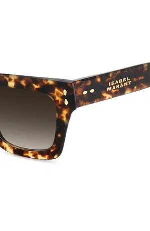 Isabel Marant 53mm Cat Eye Sunglasses - Havana/brown Sf
