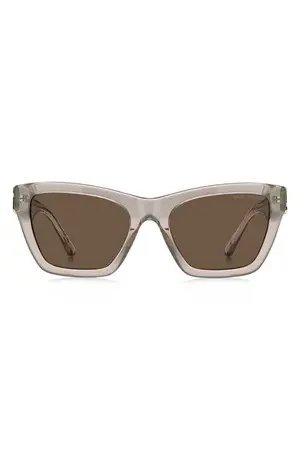Marc Jacobs 54mm Cat-eye Sunglasses - Beige/brown