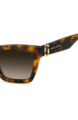 Marc Jacobs 54mm Cat-eye Sunglasses - Havana/brown