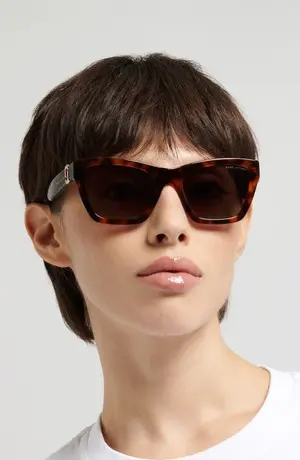 Marc Jacobs 54mm Cat-eye Sunglasses - Havana/brown