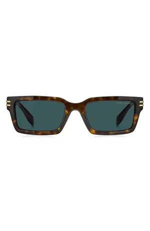 Marc Jacobs 54mm Rectangular Sunglasses - Havana/blue